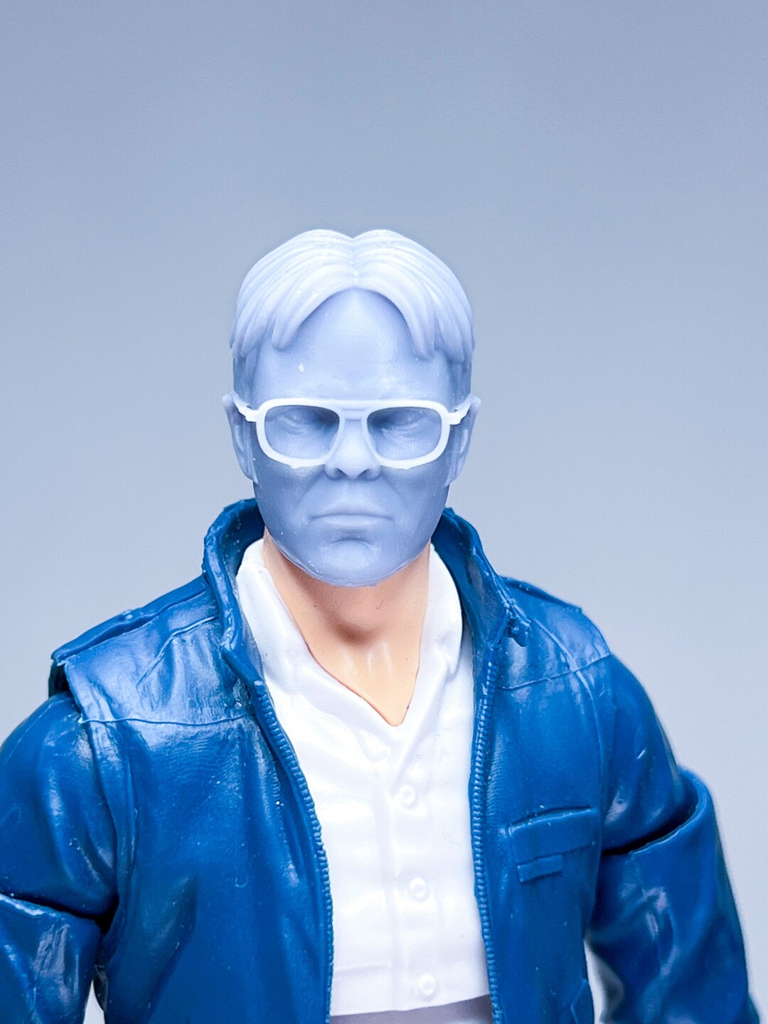 1/12 Bespoke Sculpted Head Dwight Schrute Office Worker Rainn Wilson - Etsy