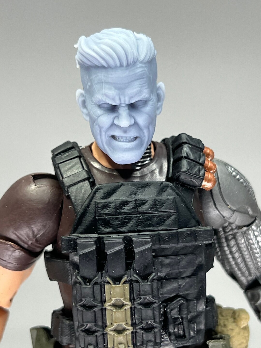 1/12 Scale 3D Printed Head – Futuristic Mutant Warrior Sculpt - Etsy