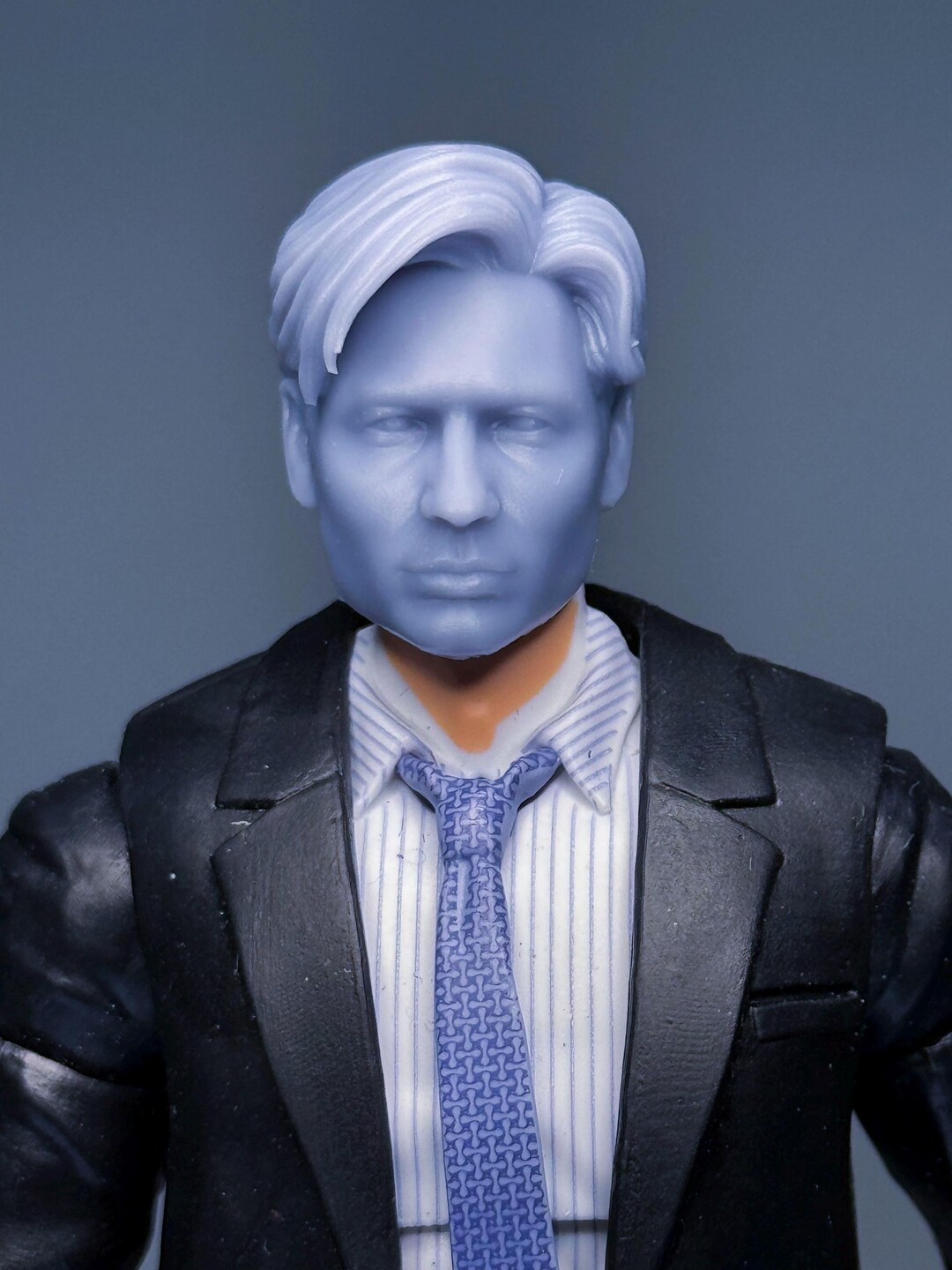 1/12 1/10 3D Printed Head Sculpt Mulder the FBI Agent David Duchovny - Etsy