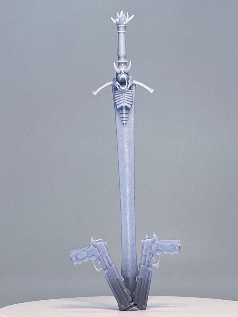 1/12 Scale Bespoke Sculpted Head – White-haired Demon Hunter Sculpt ...