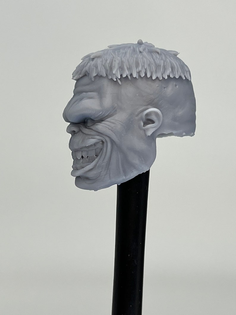 1/12 Scale Bespoke Sculpted Head – Immortal Green Titan Sculpt - Etsy