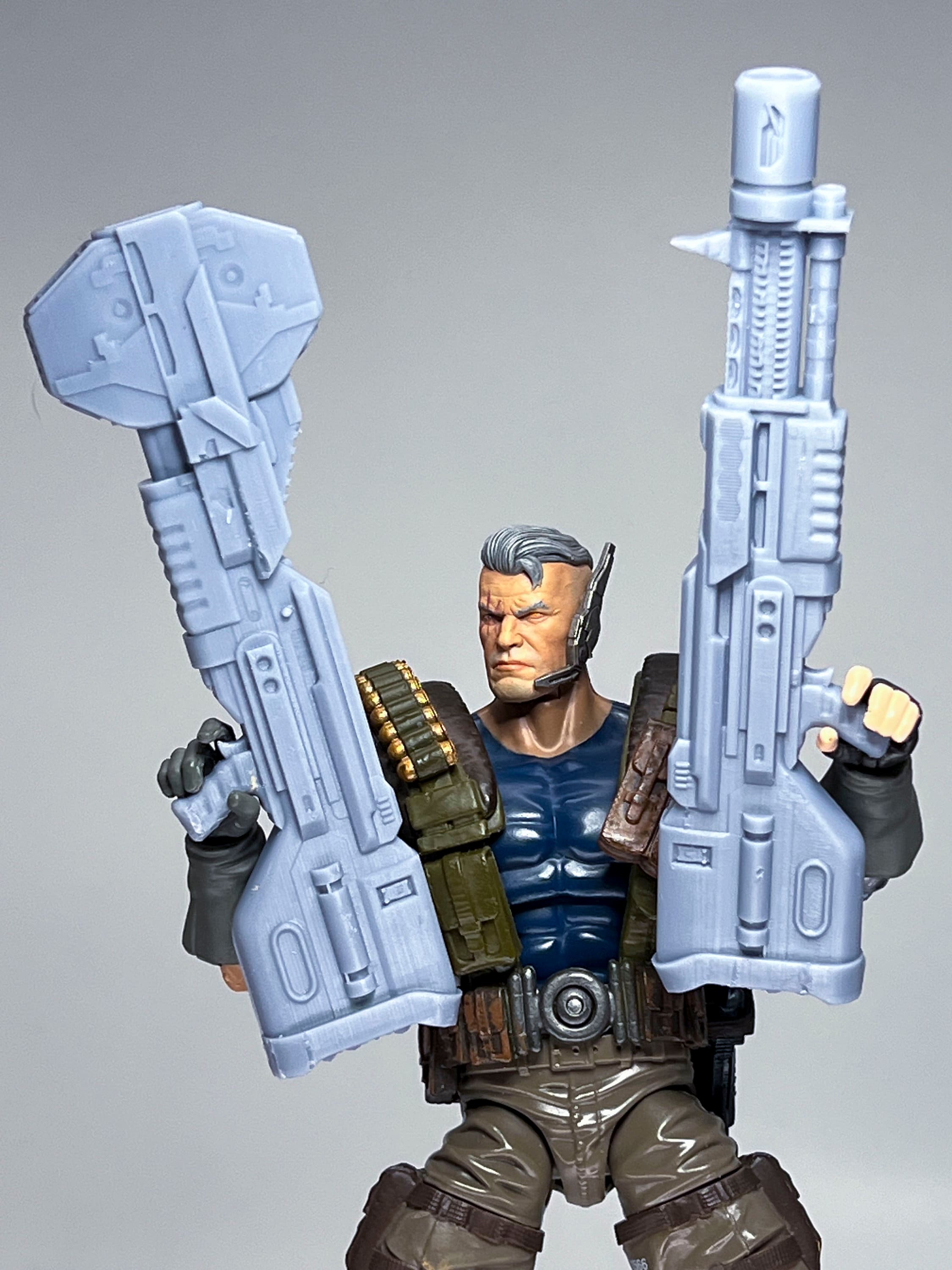 1/12 Bespoke Sculpted Head Future Mutant Soldier Mvc Wepon Pack V2 - Etsy