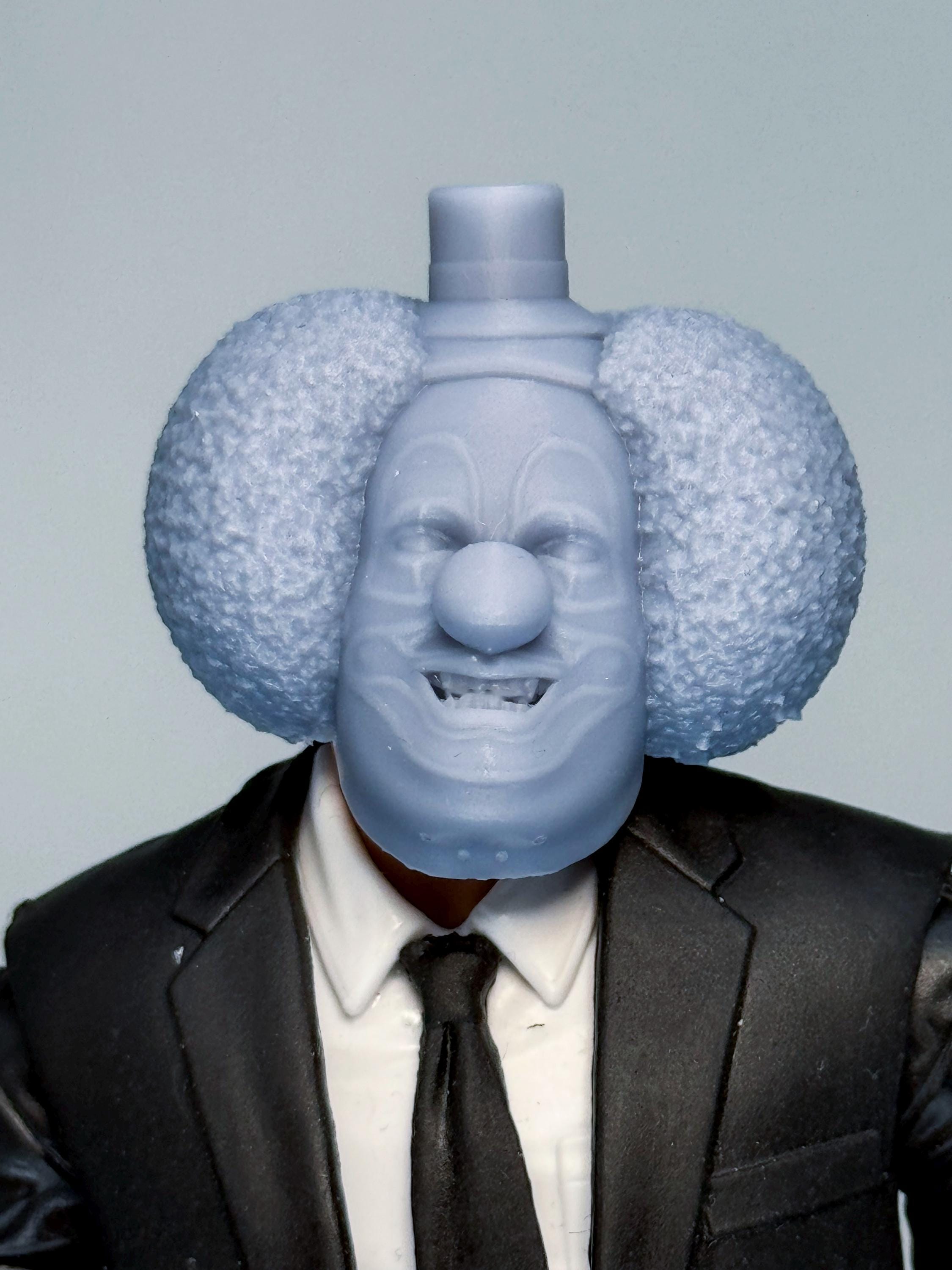 1/12 Bespoke Sculpted Head Adam the Clown Dead Rising - Etsy