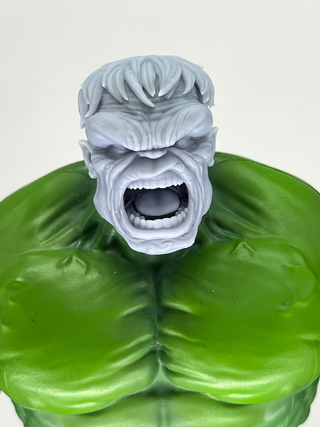 1/12 Bespoke Sculpted Head Ultimate Angry Grey Man - Etsy