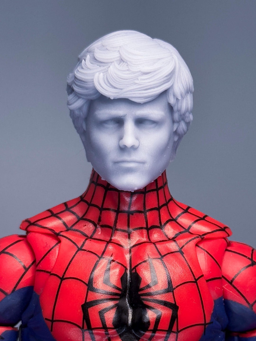 1/12 Bespoke Sculpted Head Nicholas Hammond Un-masked Spider - Etsy