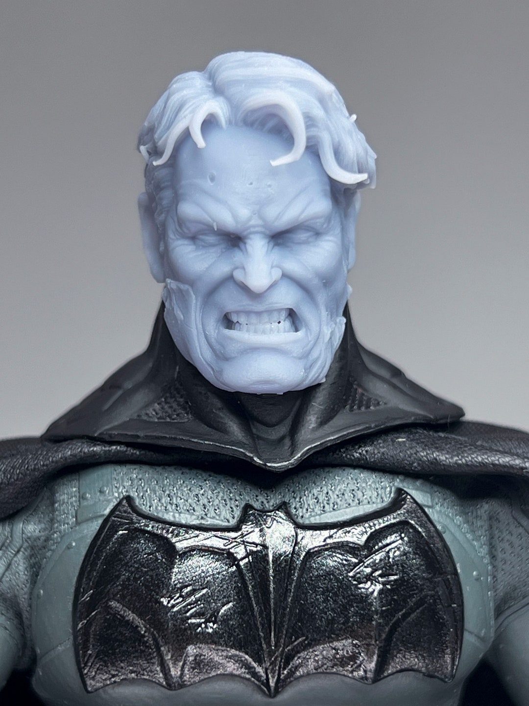 1/12 3D Printed Head Sculpt Bat Hero Bruce Mezco - Etsy