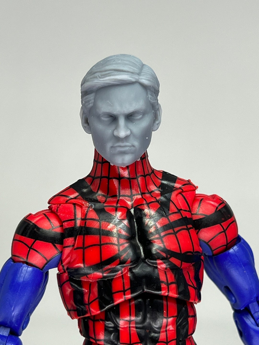 1/12 3D Printed Head Sculpt Un-masked Spider Hero Tobey Maguire - Etsy
