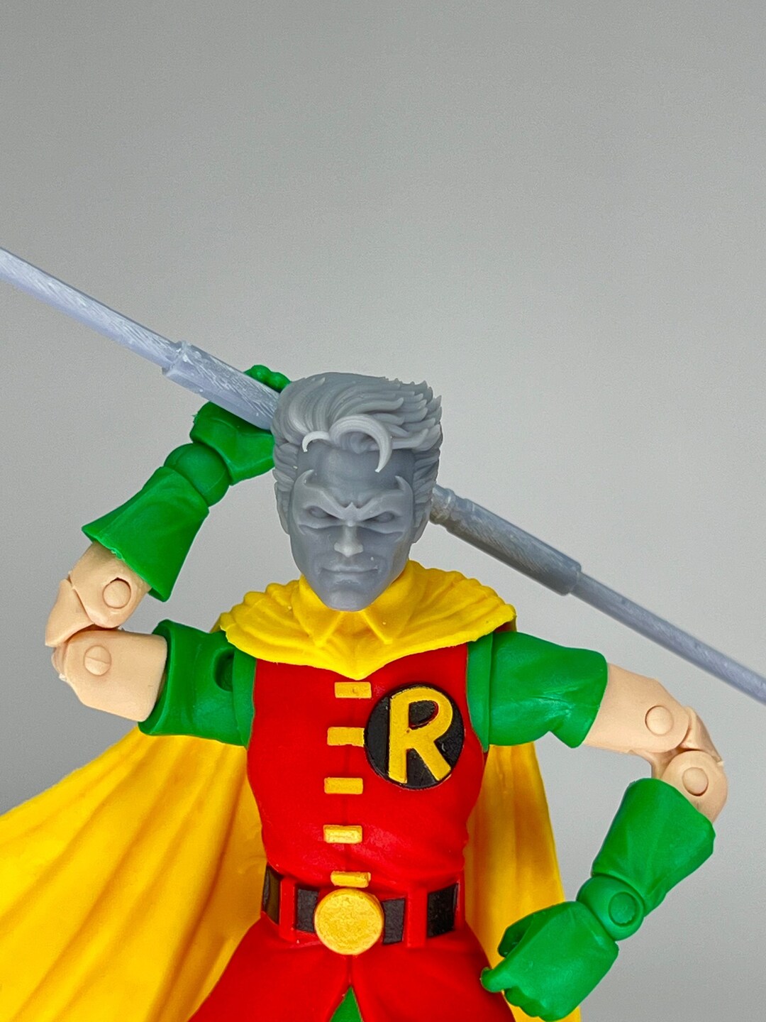 1/10 3D Printed Head Sculpt Bird Boy Sidekick Collection - Etsy