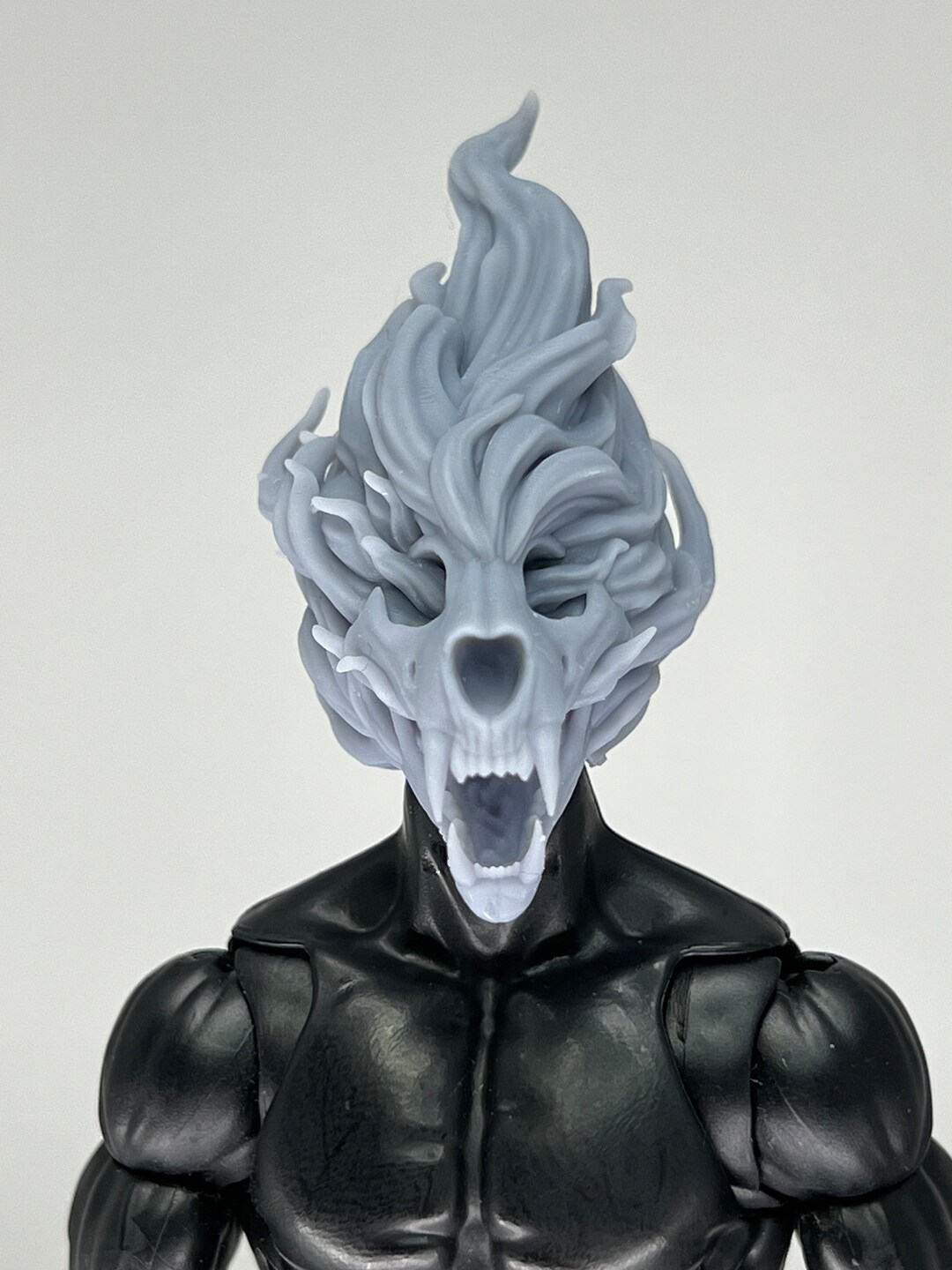 1/12 Bespoke Sculpted Head the Ghost Cat Panther - Etsy