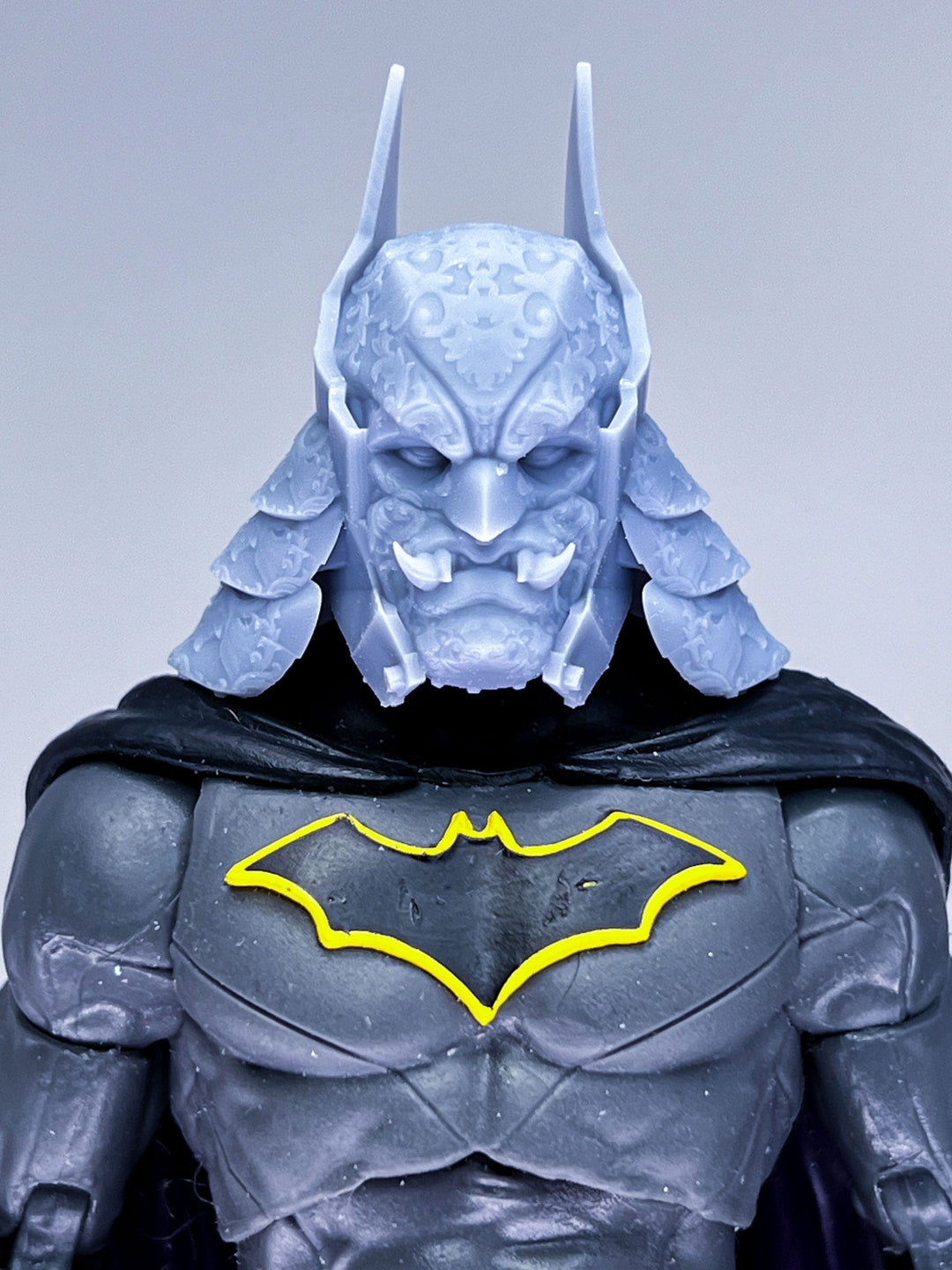 1/12 1/10 3D Printed Head Sculpt Samurai Bat Hero - Etsy