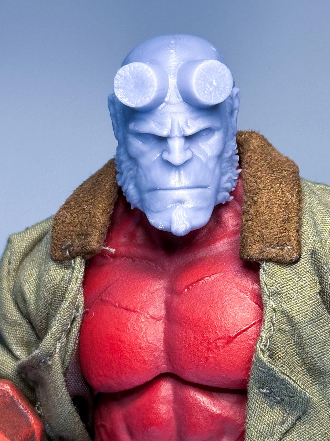 1/12 3D Printed Head Sculpt Hellboy Comic - Etsy