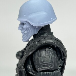 1/12 3D Printed Head Sculpt Oni Ninja Military Trooper - Etsy