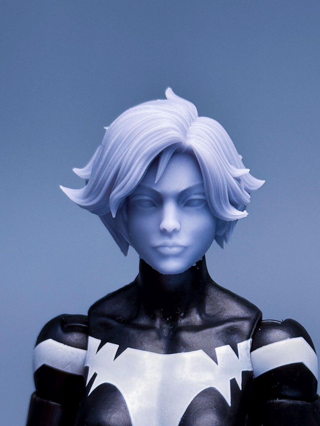1/12 Bespoke Sculpted Head Ice Woman Rivals Style Luna - Etsy