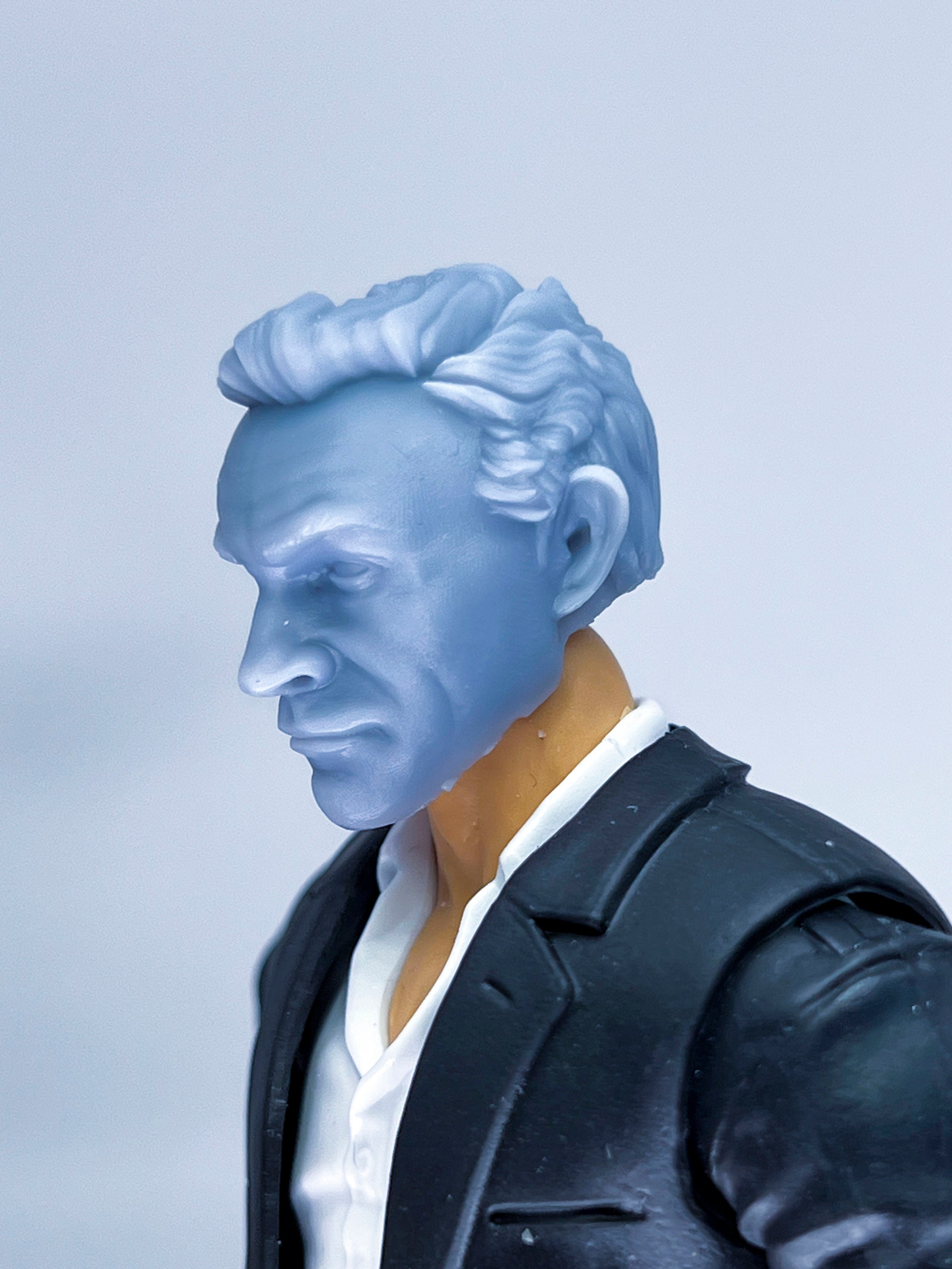 1/12 Scale Bespoke Sculpted Head – Legendary Secret Agent Sculpt - Etsy