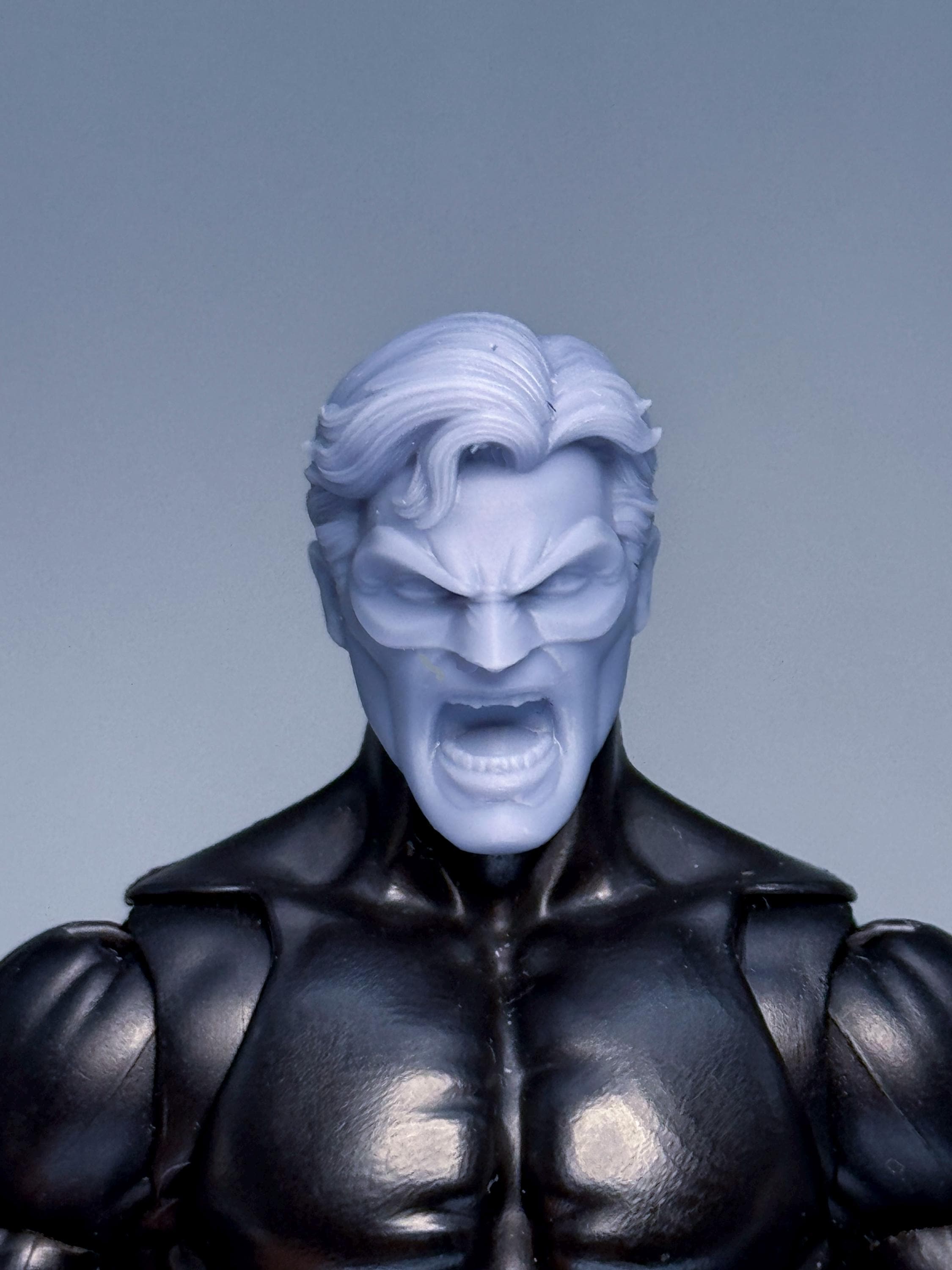 1/12 & 1/10 Scale Bespoke Sculpted Head – Space Cop Defender Figure ...