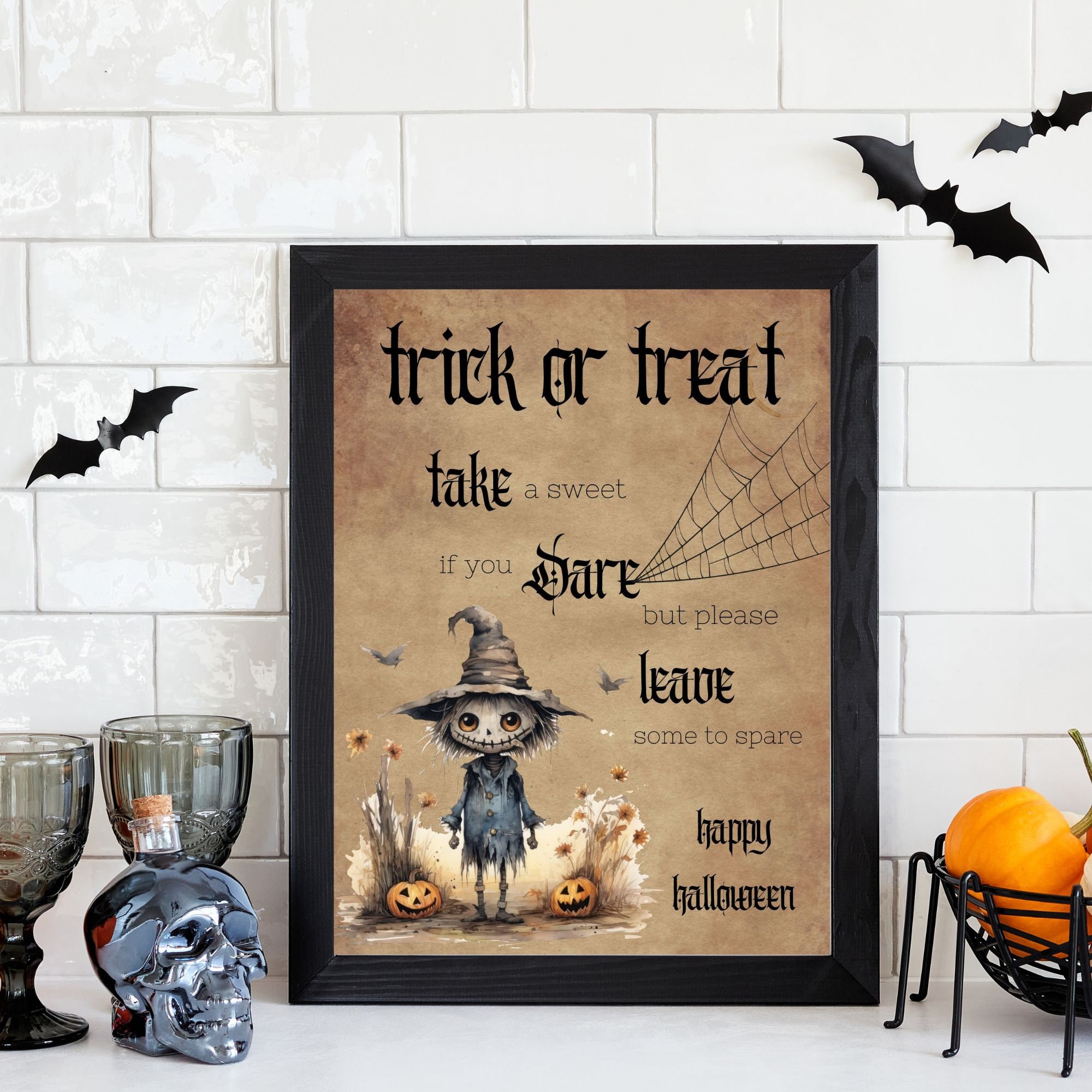 Halloween Candy Bowl Sign Printable Halloween Candy Bowl Sign Out of ...