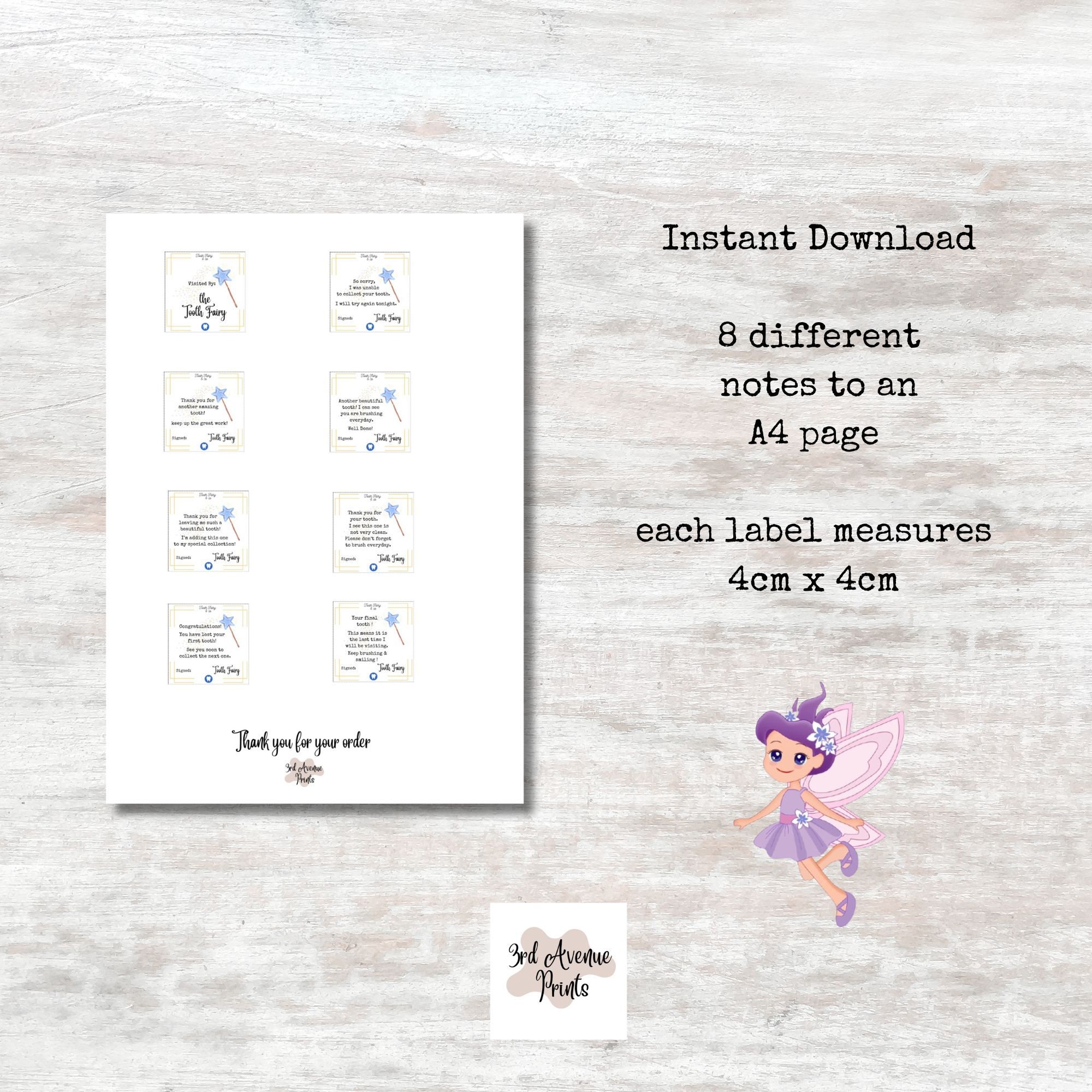 Tooth Fairy Note, Tooth Fairy Letter, First Tooth Letter, Tooth Fairy ...