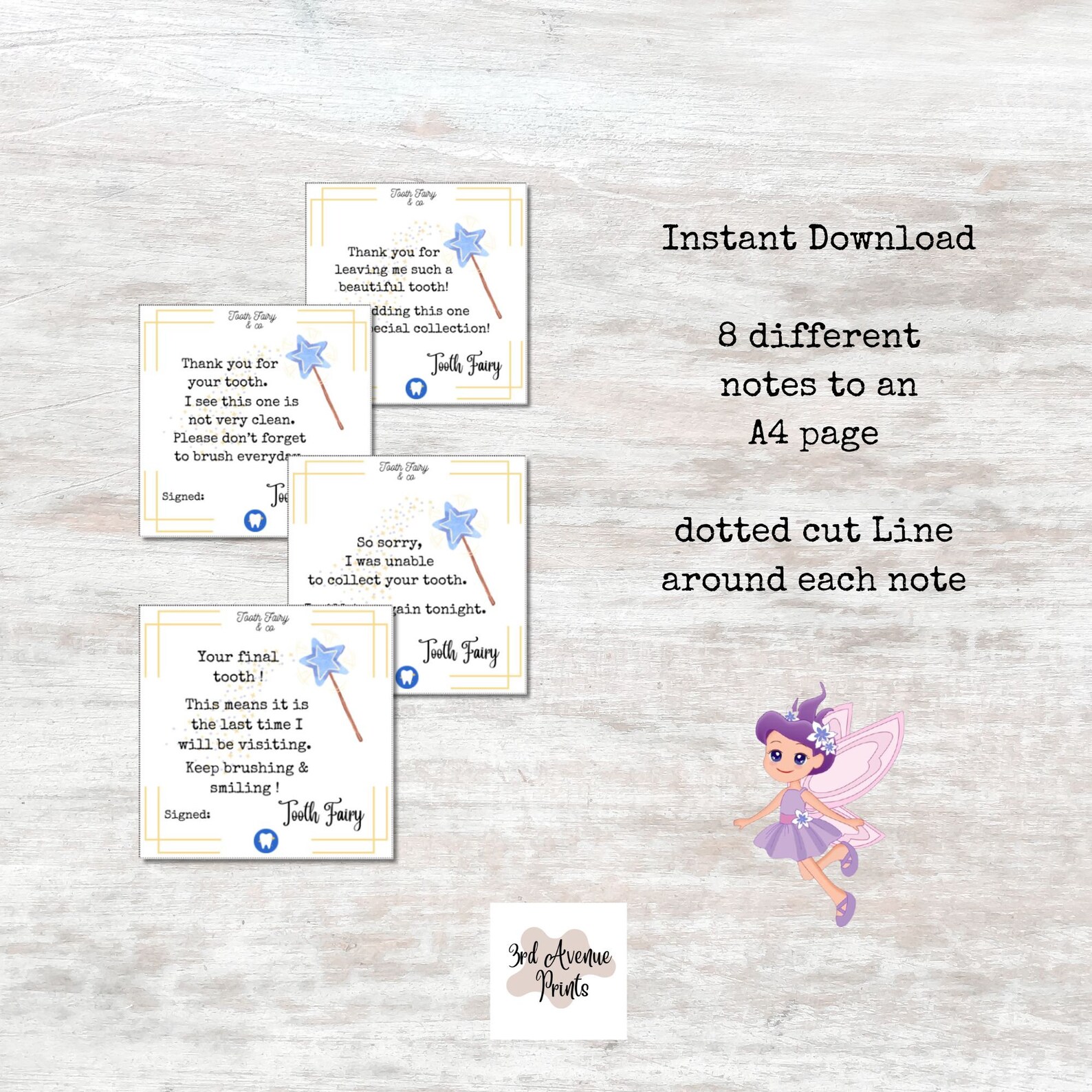 Tooth Fairy Note, Tooth Fairy Letter, First Tooth Letter, Tooth Fairy ...