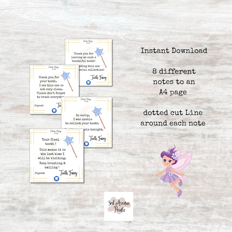 Tooth Fairy Note, Tooth Fairy Letter, First Tooth Letter, Tooth Fairy ...