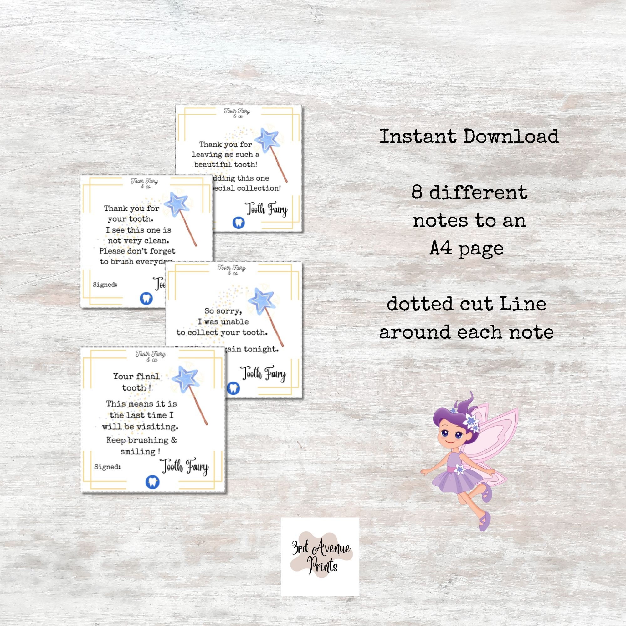 Tooth Fairy Note, Tooth Fairy Letter, First Tooth Letter, Tooth Fairy ...