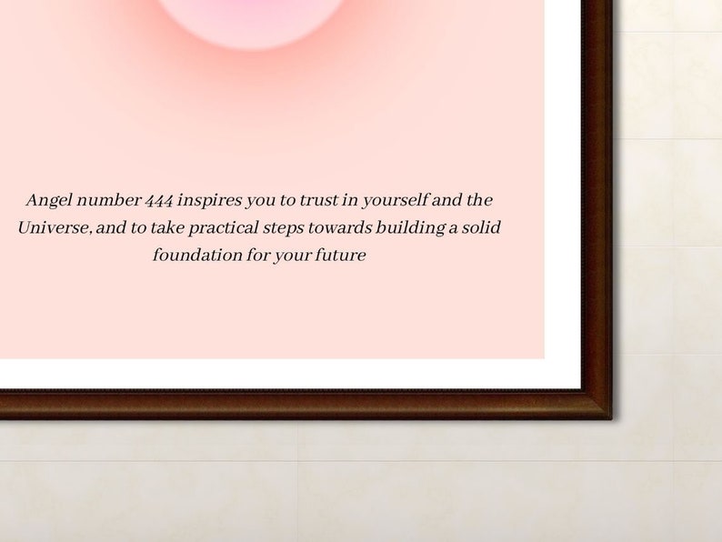 Angel Numbers 444 Aura Poster Printable Set of 3 Spiritual Aura Energy Trendy Dorm Room Gift ...