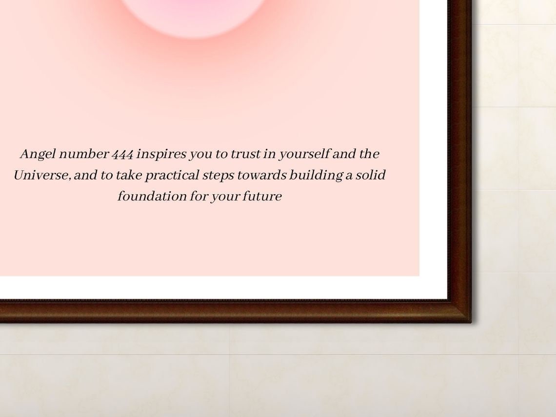 Angel Numbers 444 Aura Poster Printable Set of 3 Spiritual Aura Energy Trendy Dorm Room Gift ...