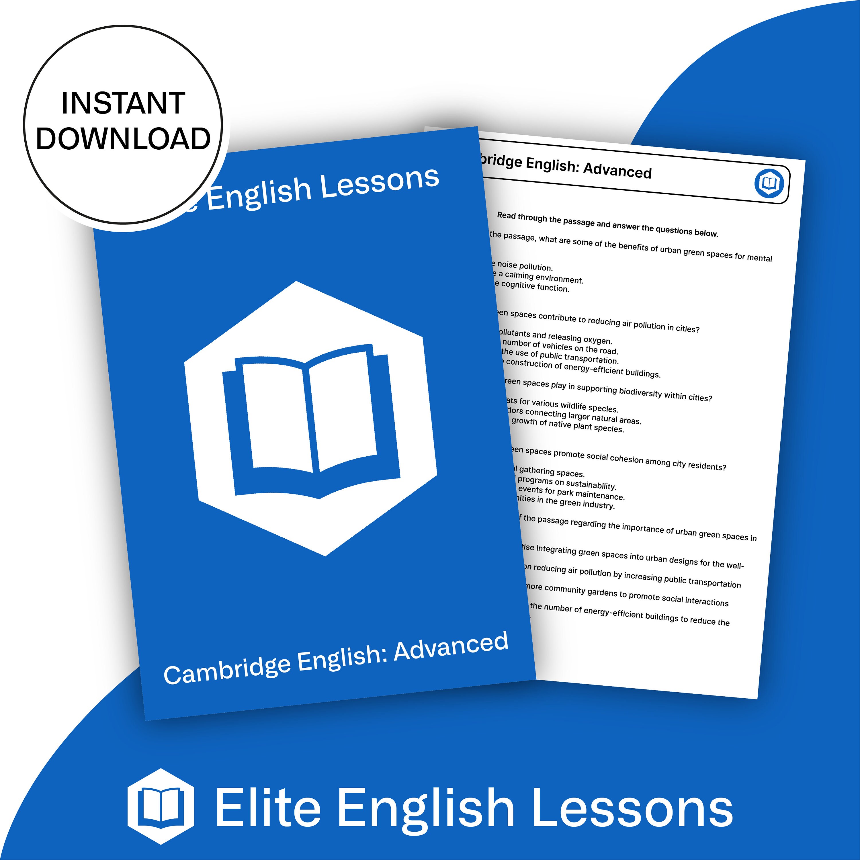 Elite English Lesson Printable PDF CAE Lesson Plan: Exploring the ...