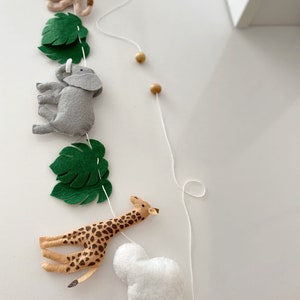 Safari Wall Garland, Jungle Nursery Garland, Woodland Garland Banner ...