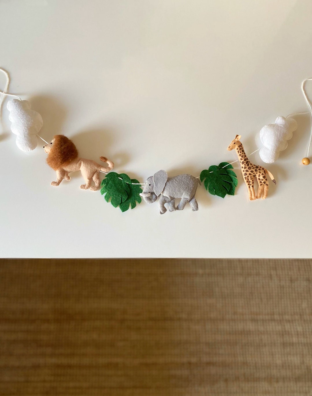 Safari Wall Garland, Jungle Nursery Garland, Woodland Garland Banner ...