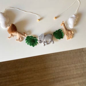 Safari Wall Garland, Jungle Nursery Garland, Woodland Garland Banner ...