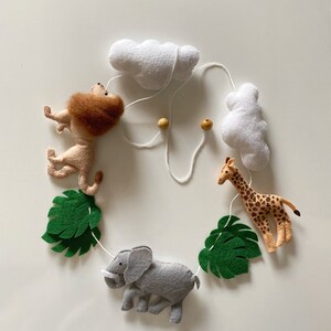 Safari Wall Garland, Jungle Nursery Garland, Woodland Garland Banner ...