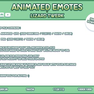 Animated Tom Lizard Twerk Hoppers Meme Emote: Twitch, Discord, Youtube ...