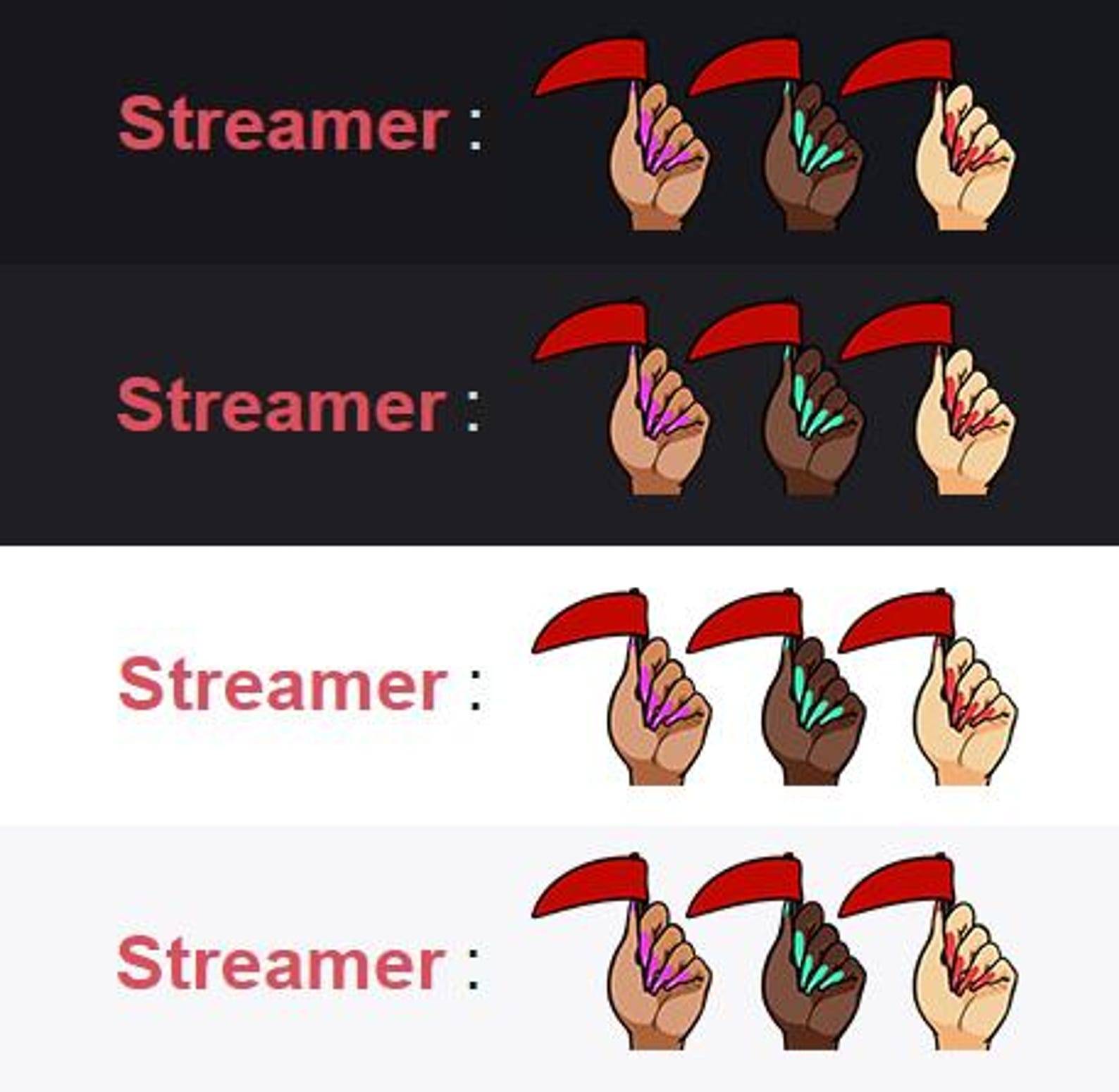 4x Animated Red Flag & Green Flag Funny Meme Emote: Twitch, Discord ...