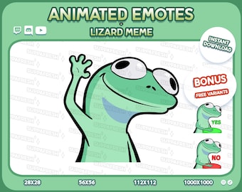 Animated Tom Lizard Meme Emote: Twitch, Discord, Youtube (digital ...