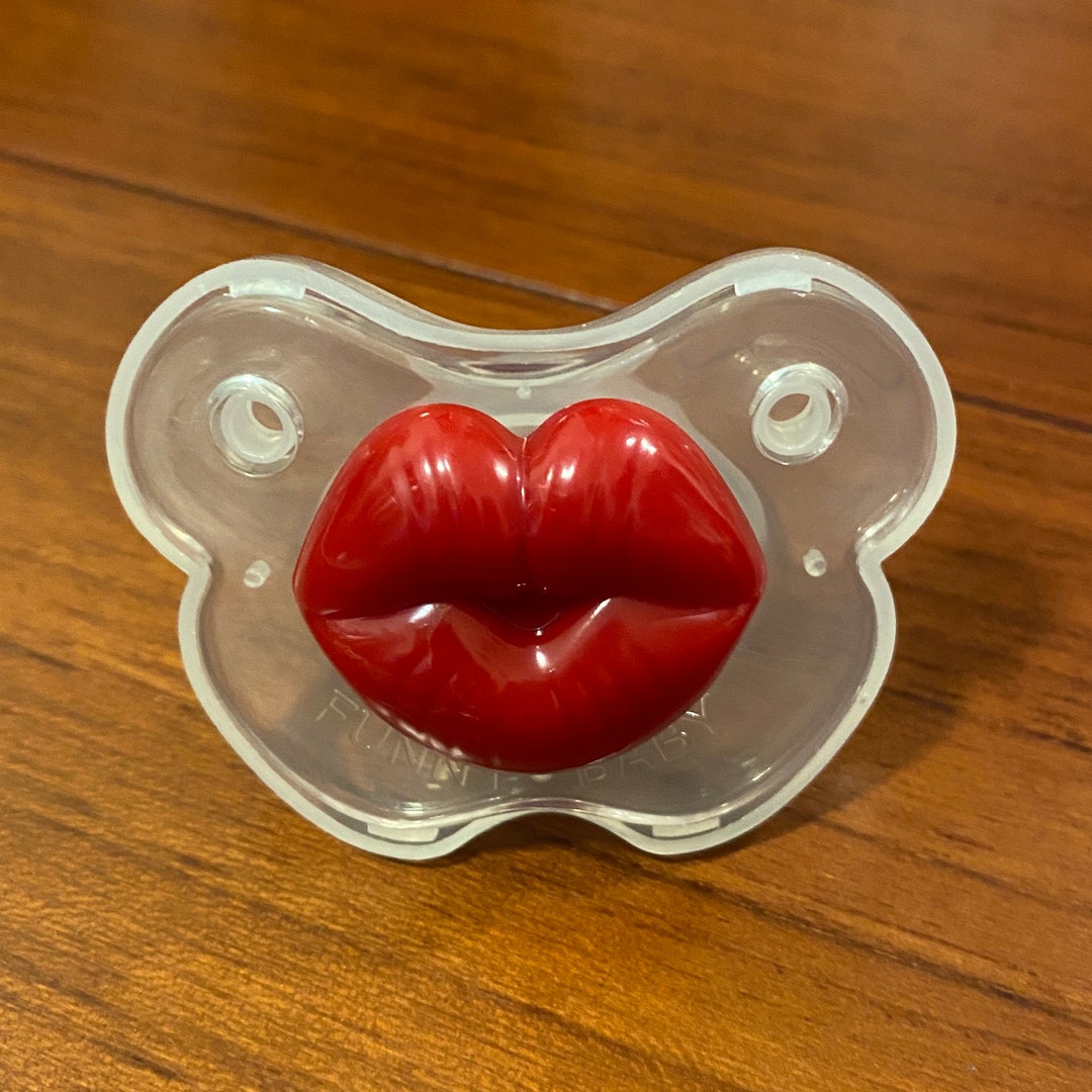 Kissy Face Pacifier - Etsy
