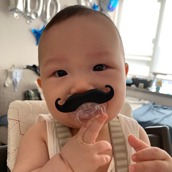 Mustache Pacifier - Etsy