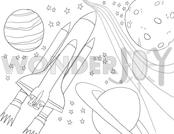 Printable Solar System Coloring Pages For Kids Cool2bkids Rocket