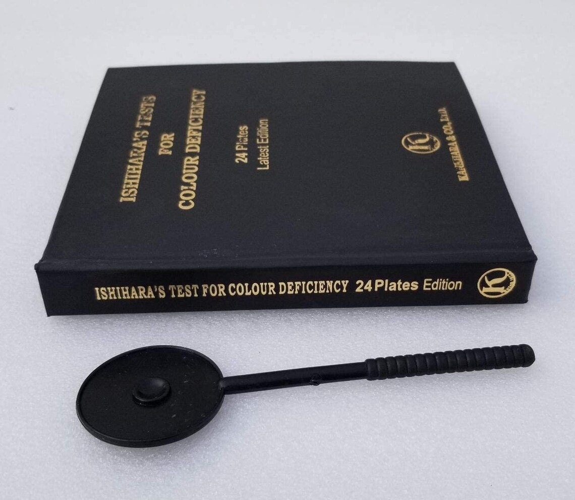 Ishihara Colour Vision Test Book for Color Deficiency 24 Plates With ...