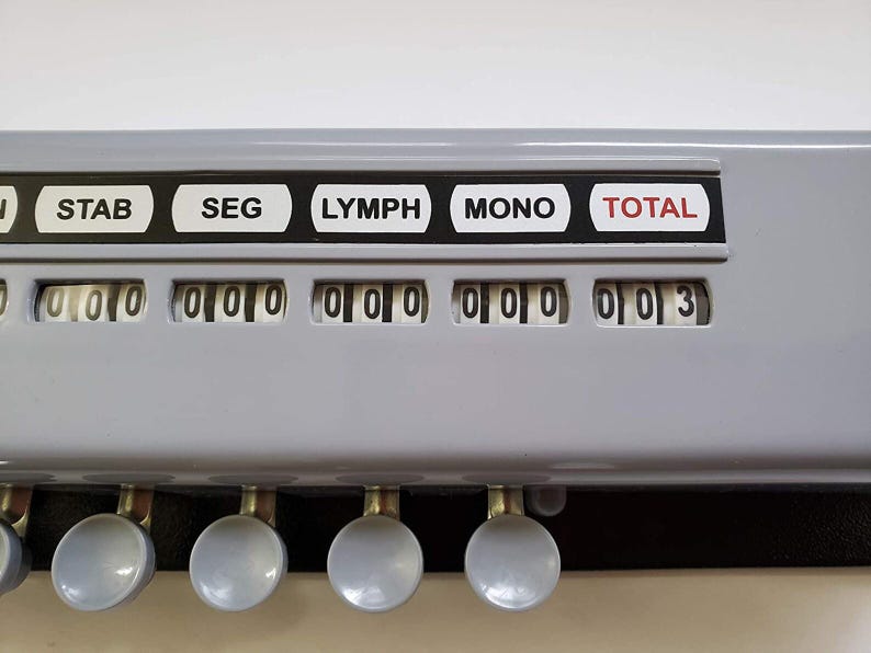 Brand New 8 Key Blood Cell Counter Lab Equipment With Protective Case ...
