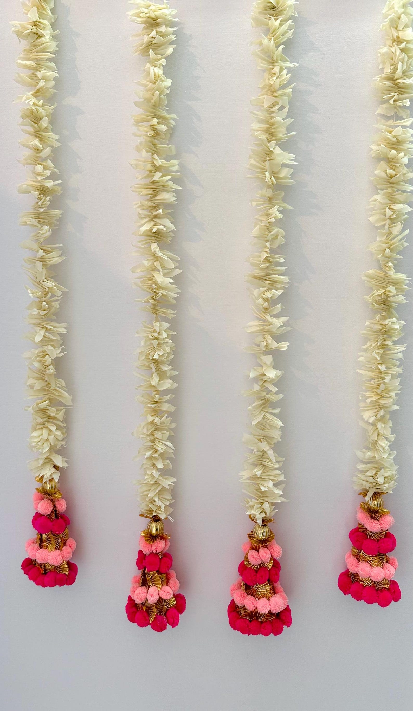 Festive Diwali Stairway Side Hanging – Dual Color Pink– Ships From USA ...