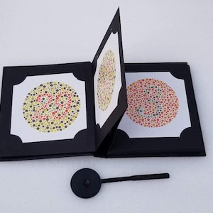 Ishihara Colour Vision Test Book for Color Deficiency 24 Plates With ...