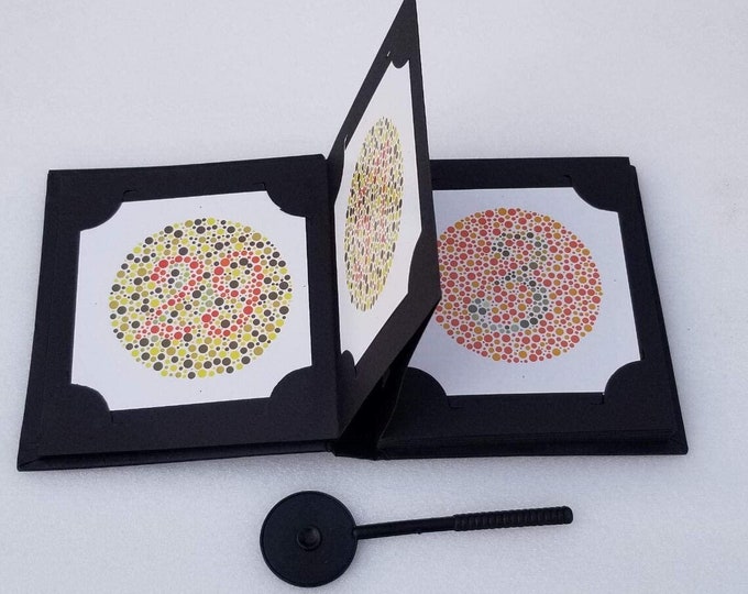 Ishihara Test Chart Book for Color Deficiency 38 Plates Latest Edition ...