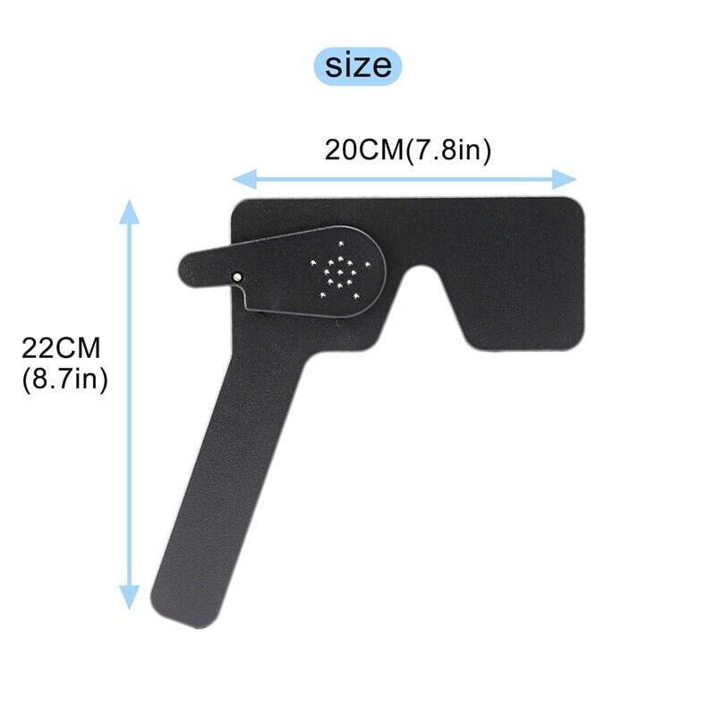 Lorgnette Pinhole Occluder 17 Pinhole Black Plastic Vision Test Eye - Etsy