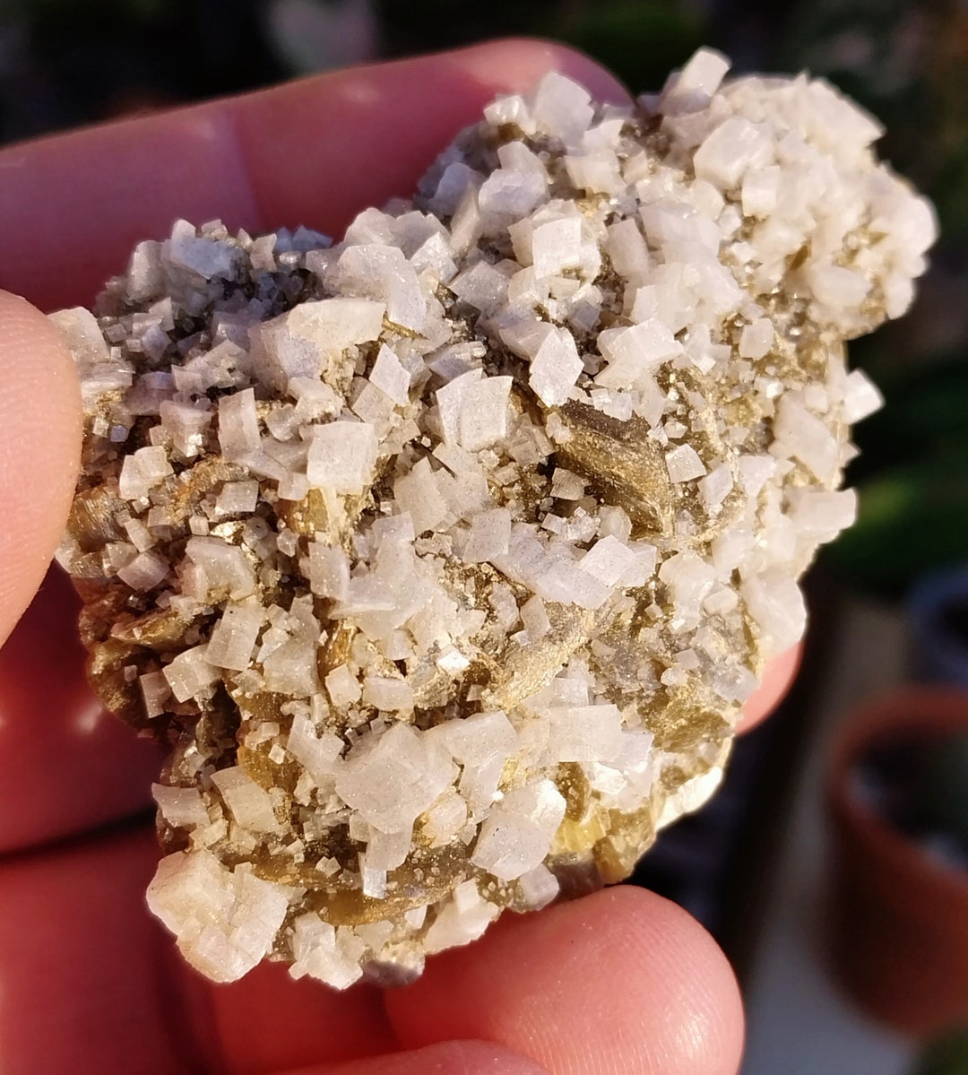 Gorgeous Siderite With Dolomite and Sugar Quartz Specimen Green ...