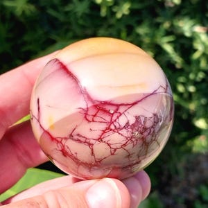 54 Mm Vibrant Mookaite Sphere! Mookaite Sphere. Mookaite Crystal Sphere ...