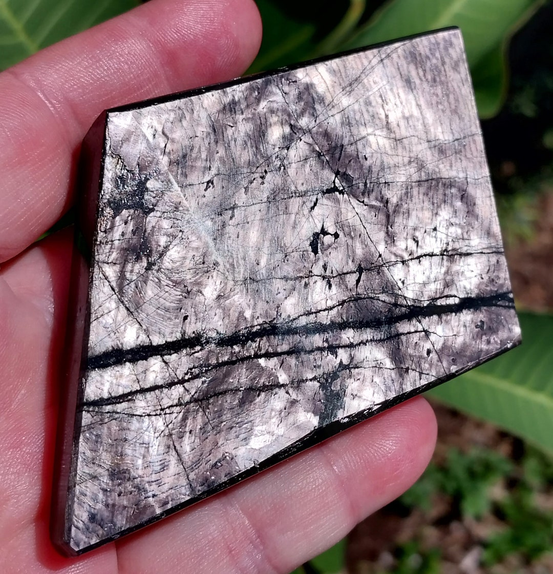 Amazing and Very Rare Flashy Hypersthene Slab Golden Luck Slab ...