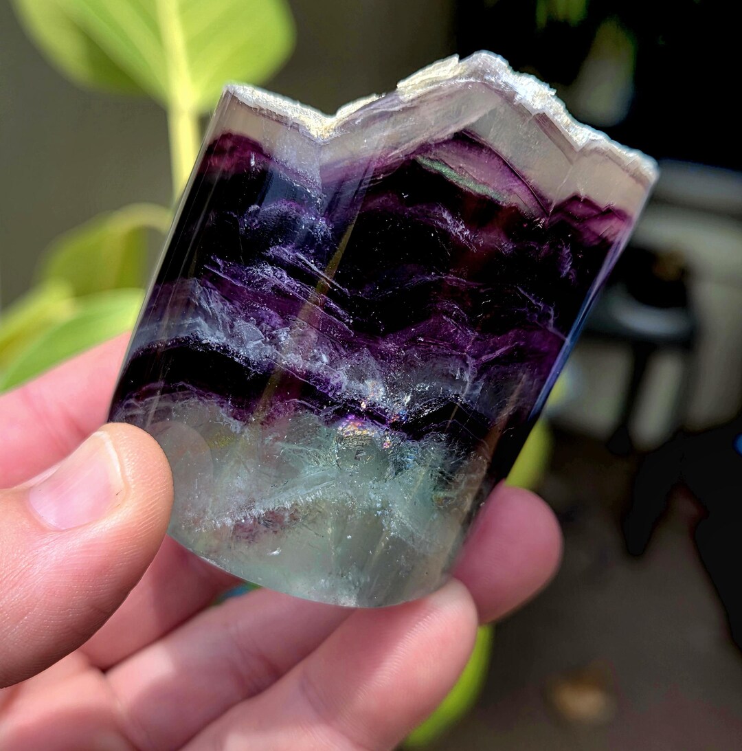 Incredible Rainbow Fluorite Cylinder Freeform! Rainbow Fluorite ...