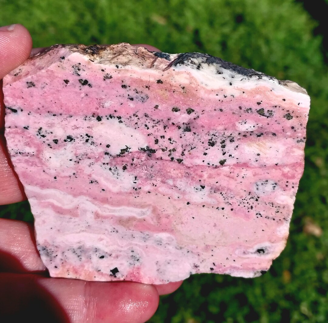 TOP Quality Pink Rhodonite Slab! Rhodonite. Pink Rhodonite Slab. Pink ...