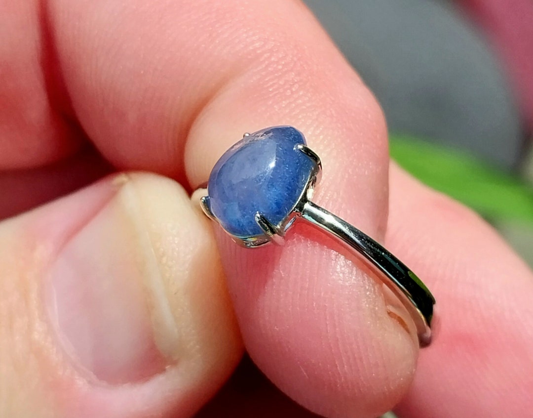 Lavish RARE Blue Dumortierite S925 Ring Dumortierite Ring. Dumortierite ...