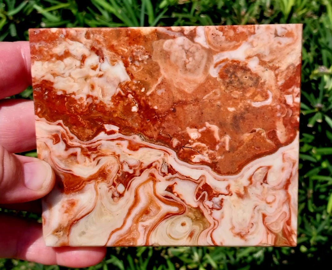 Rare Stunning Amber Cherry Agate Slab. Amber Agate Slab. Amber Cherry ...